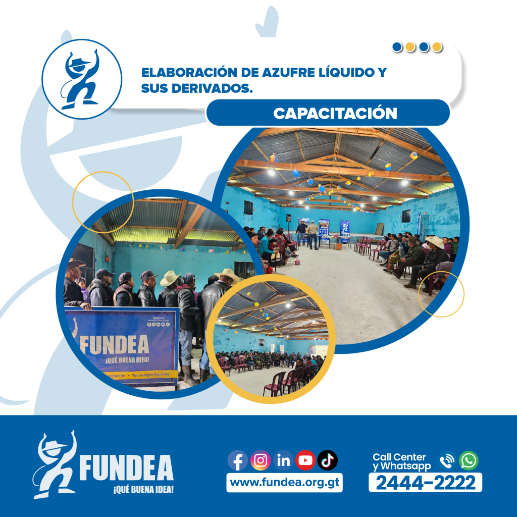 CAPACITACIÓN – ELABORACIÓN DE AZUFRE LÍQUIDO Y SUS DERIVADOS. – Fundea